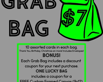Grab Bag Sale / Sample Sale / 10 Cards for 10 Bucks