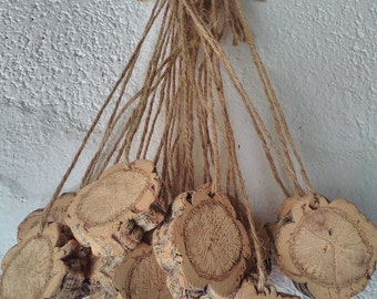 Tree branch slices | Etsy