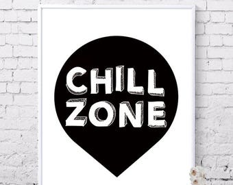 Chill sign | Etsy