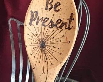 Wood burned spoons | Etsy