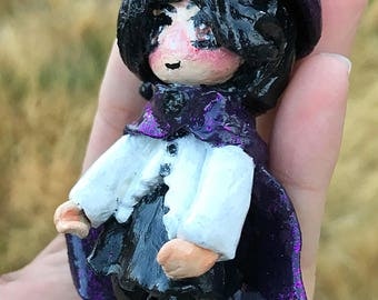 Polymer clay witch | Etsy