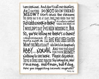 Movie quote art | Etsy