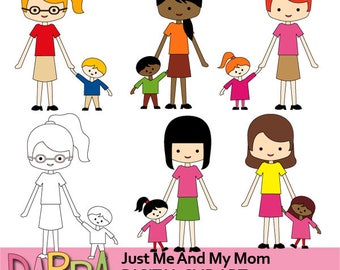 Mom clipart | Etsy
