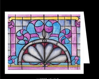 Stained glass window | Etsy