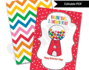 Gumball valentine | Etsy