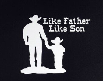 Father son decal | Etsy