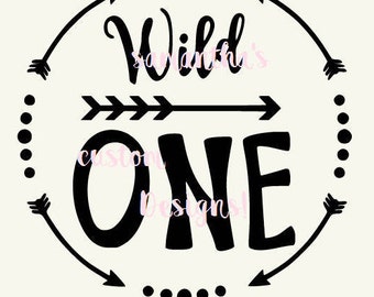 Wild one svg | Etsy