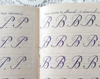 Cursive lettre | Etsy