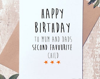 Second mom card | Etsy
