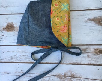 Summer Sunbonnet Heirloom Bonnet Sew Modern Reversible