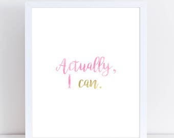 Actually i can | Etsy