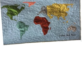 World map bedding | Etsy