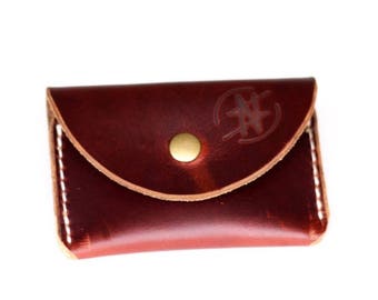 Leather coin pouch | Etsy