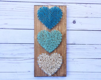 Heart string art | Etsy