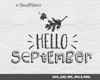 Hello fall svg | Etsy