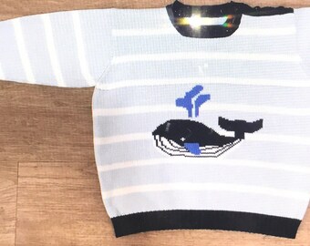 Whale sweater | Etsy