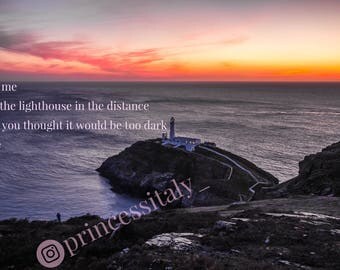 Lighthouse poem | Etsy