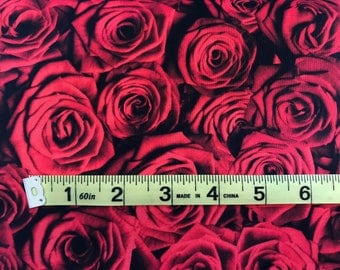 Rose fabric | Etsy