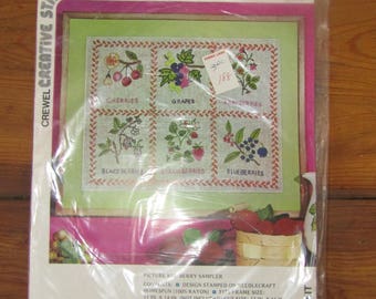 Vintage crewel kit | Etsy
