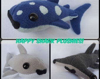 Shark plush | Etsy
