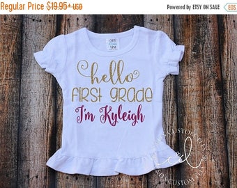 First grade shirt | Etsy