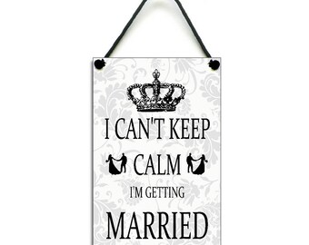 Keep Calm and Get Married Keep Calm and Say Yes Vinyl Wall