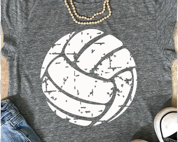 volleyball svg distressed volleyball svg dxf eps png