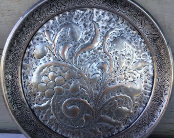 Vintage metal tray | Etsy