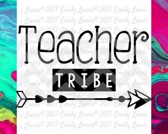 Teacher tribe svg | Etsy