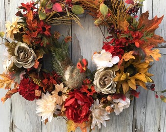 Rooster wreath | Etsy