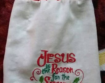 In the Hoop Kitchen Towel Topper Machine Embroidery design