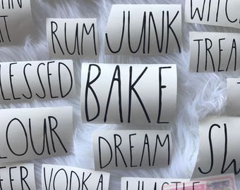 Rae dunn decal | Etsy