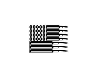 Bullet american flag | Etsy