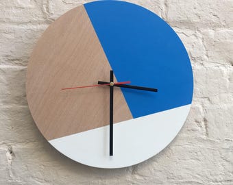 Chevron wall clock | Etsy