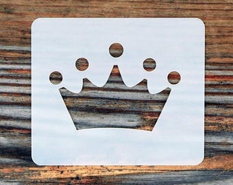 Crown stencil | Etsy