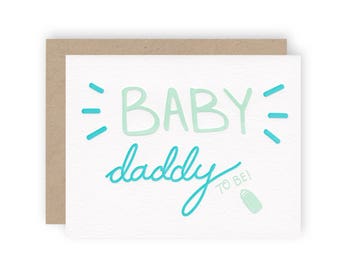 Baby daddy card | Etsy