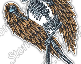 Flying skeleton | Etsy