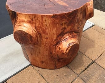 Tree stump table | Etsy