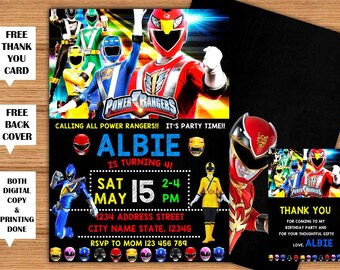 Power ranger thank | Etsy