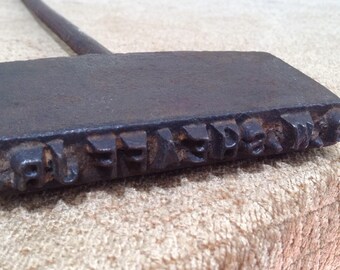 Cattle branding iron | Etsy