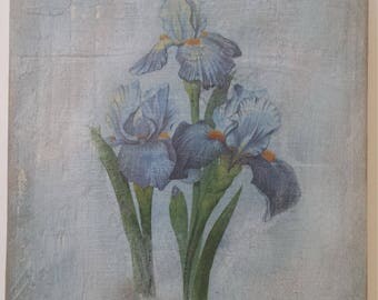 Decoupage wall art | Etsy