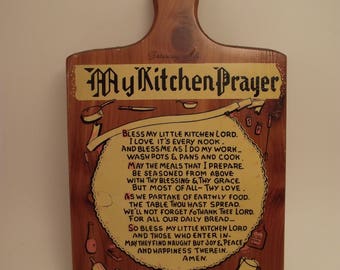 My kitchen prayer | Etsy