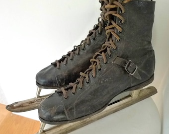 1920s ice skates | Etsy