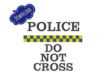 Police embroidery | Etsy