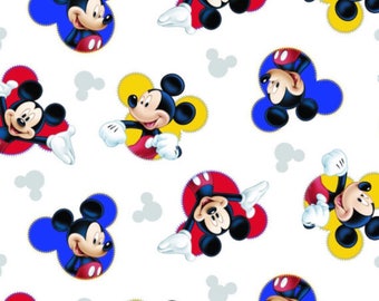 Mickey mouse fabric | Etsy