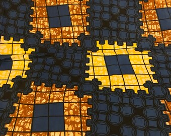 Wax print fabric | Etsy