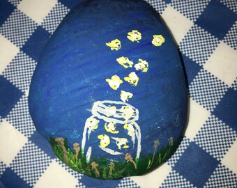 Painted rock | Etsy