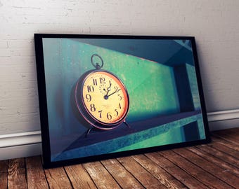 Clock print | Etsy