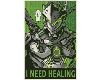 Genji poster | Etsy