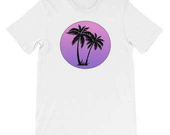 Palm tree t shirt | Etsy